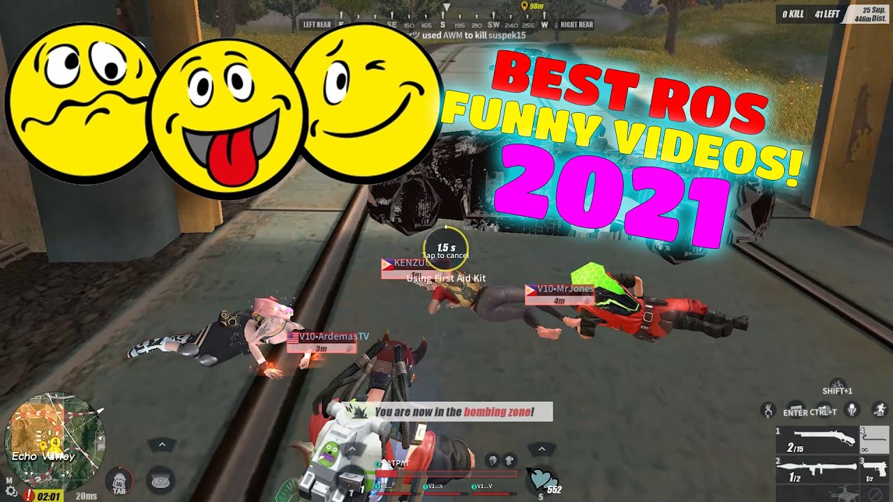 BEST ROS FUNNY VIDEOS 2021 (RULES OF SURVIVAL) - YouTube