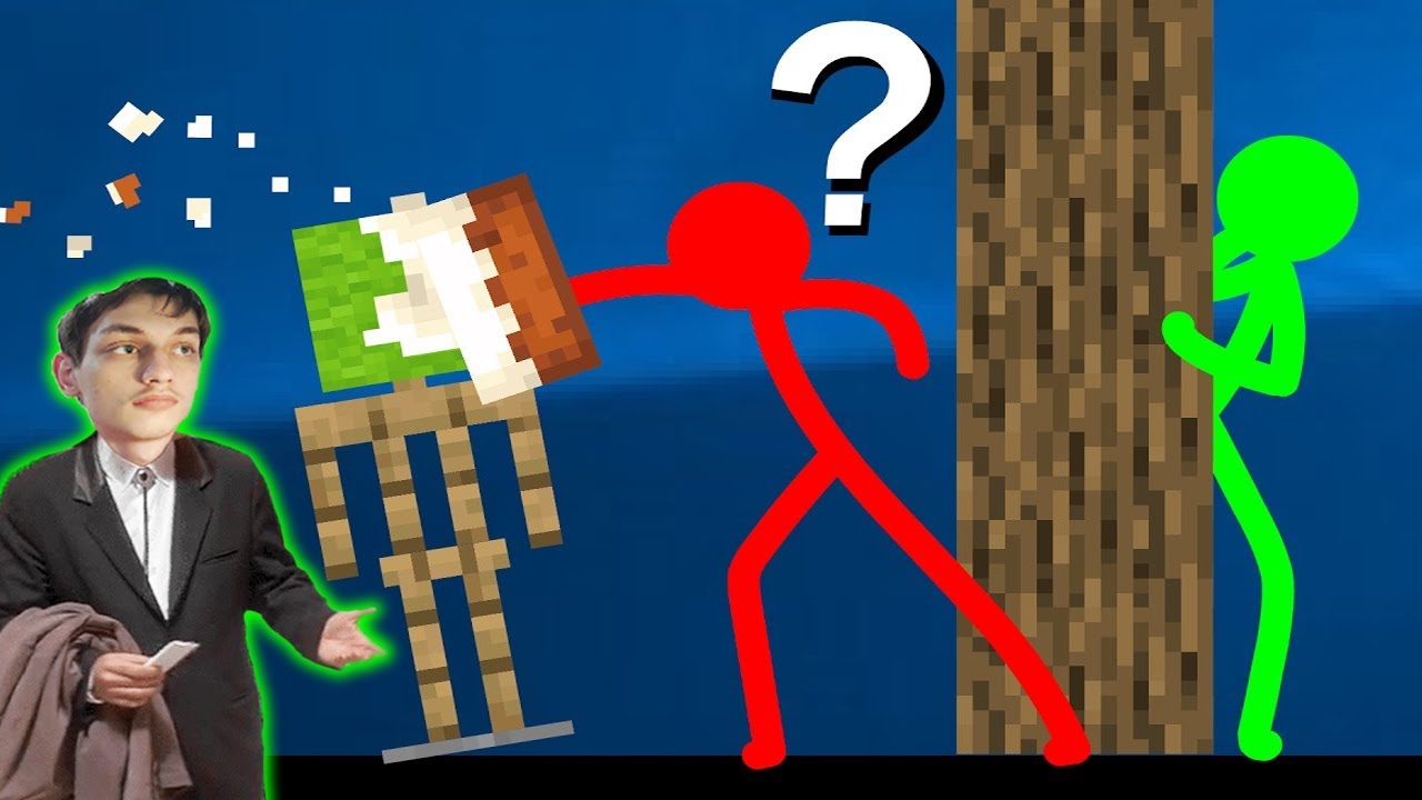 Пранк - Animation vs. Minecraft - 34 серия - Реакция на Alan Becker ...