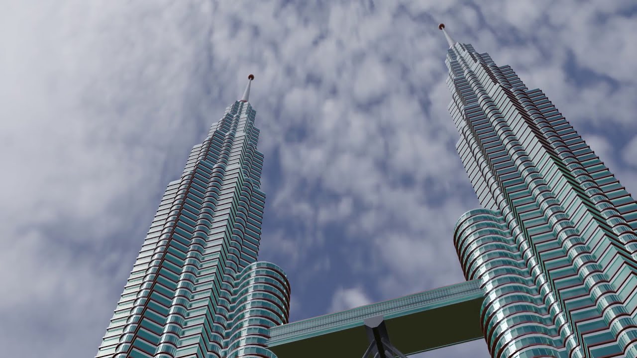 Twin Towers _ Buildings _ 3D Animation Video - YouTube