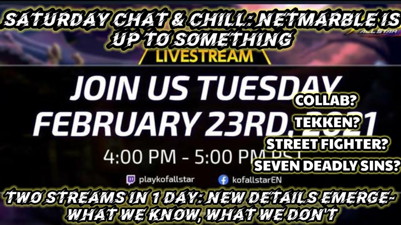 Saturday Chat & Chill: Netmarble is Up to Something - Collabs, What We ...