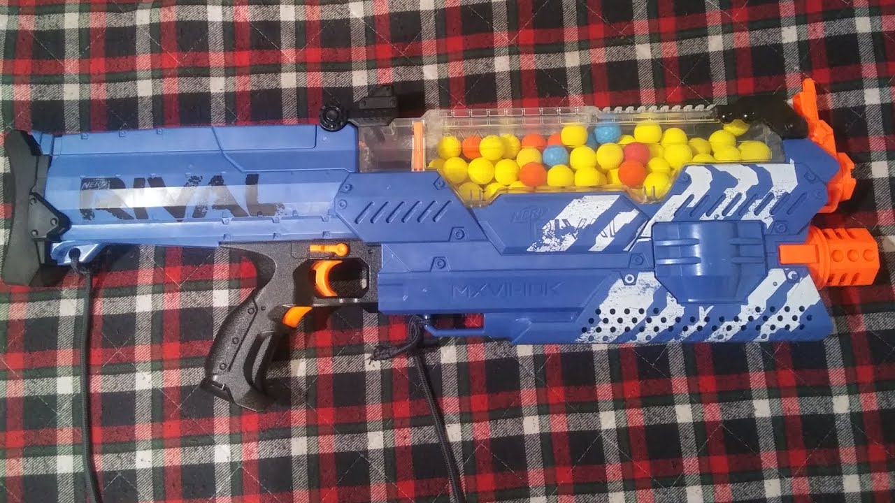 my review on the NERF RIVAL NEMESIS - YouTube