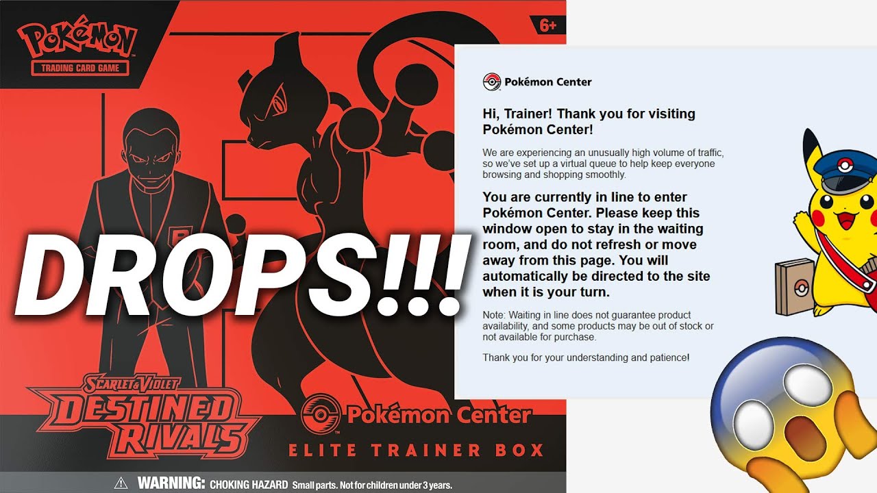 DROPS??? Pokémon Center Drops?!!!! Has Hype Culture Gone Too Far? - YouTube