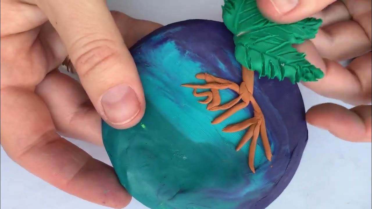 1т «Калина» Ліплення з пластиліну 720p - YouTube