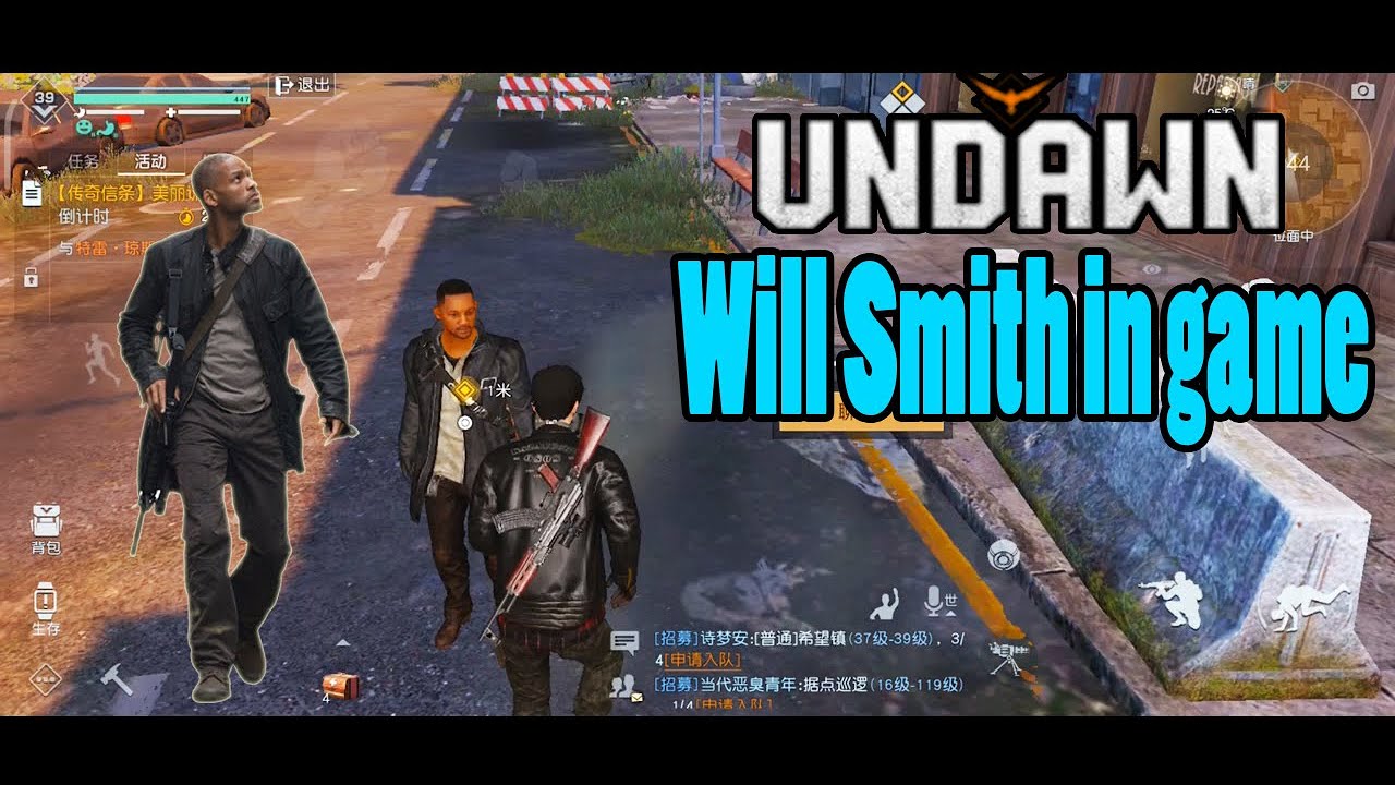 UNDAWN GAMEPLAY,WILL SMITH !!! @HIZTLINE - YouTube