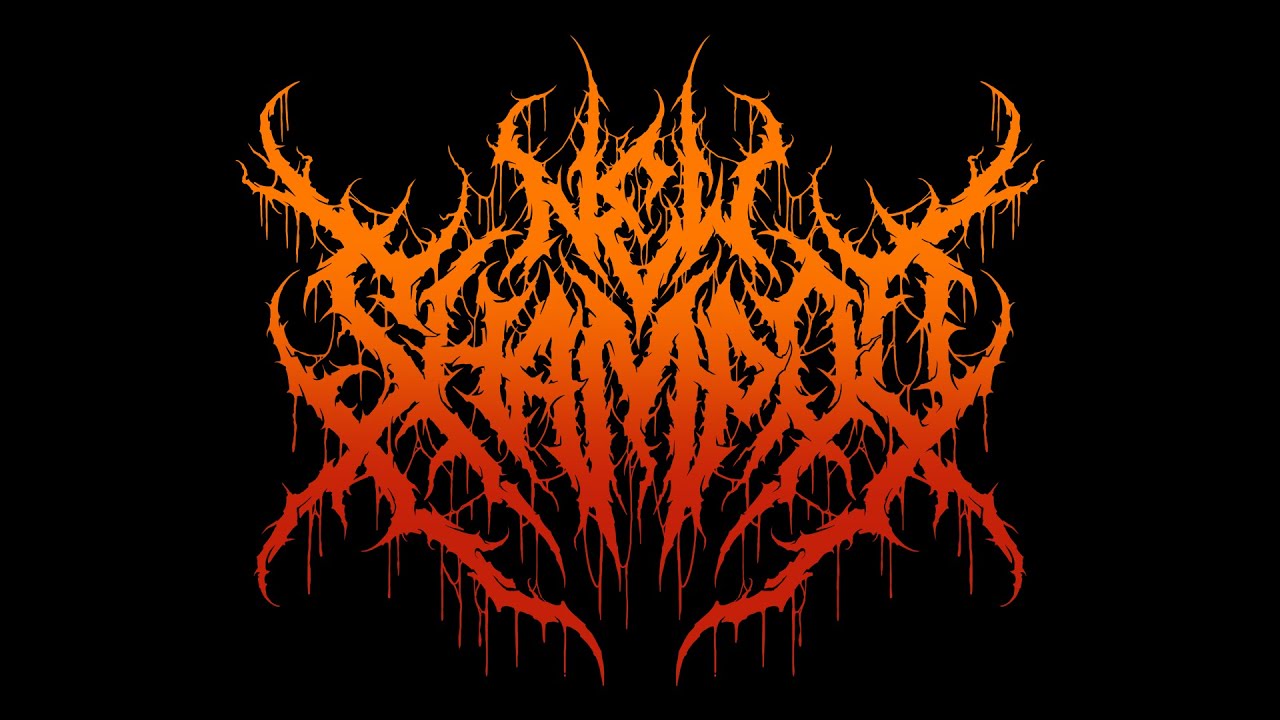 How To Make Death Metal Logo - Slamming Brutal style | Timelapse ...