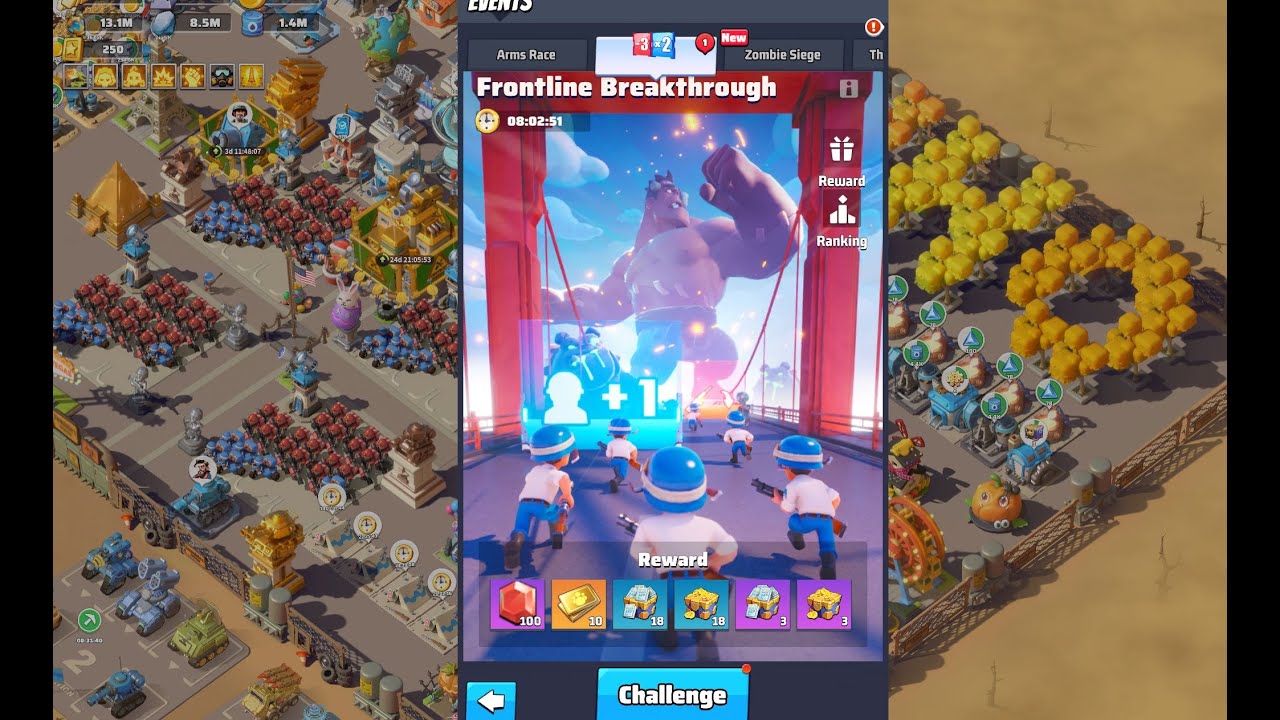 Last War - Frontline Breakthrough Live Play XI - YouTube
