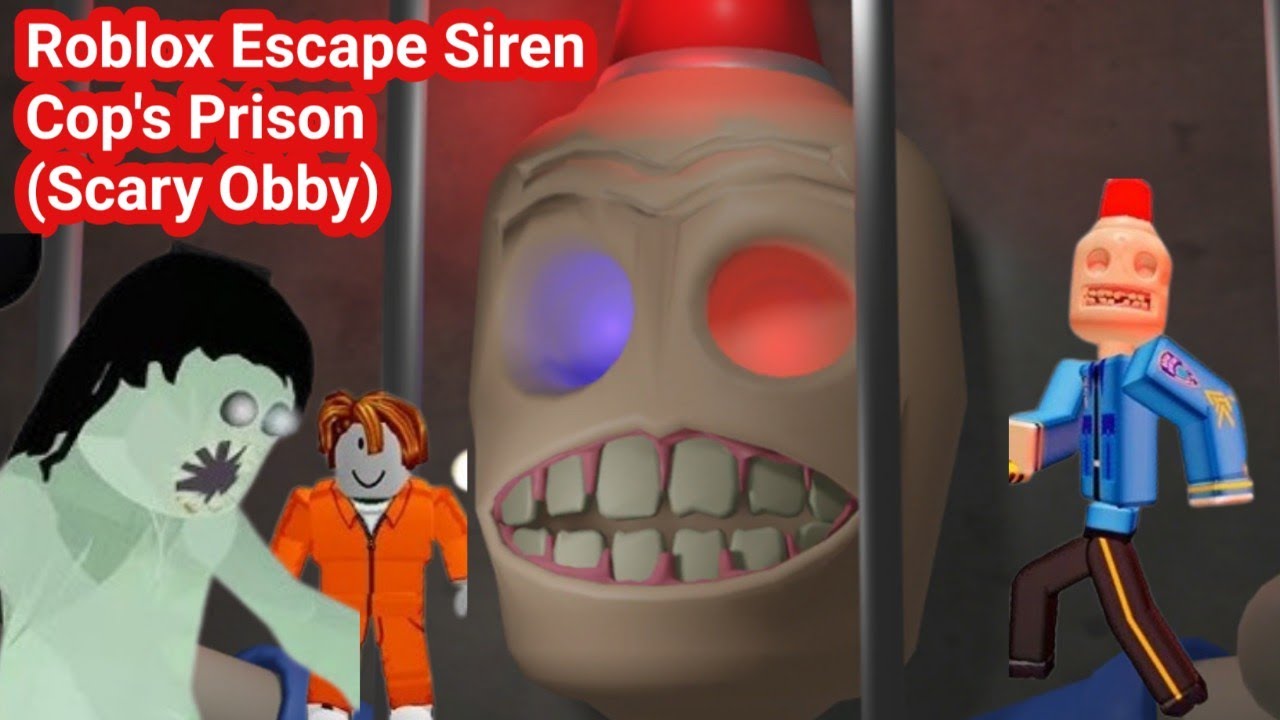 Roblox Escape Siren Cop's Prison (Scary Obby) - YouTube
