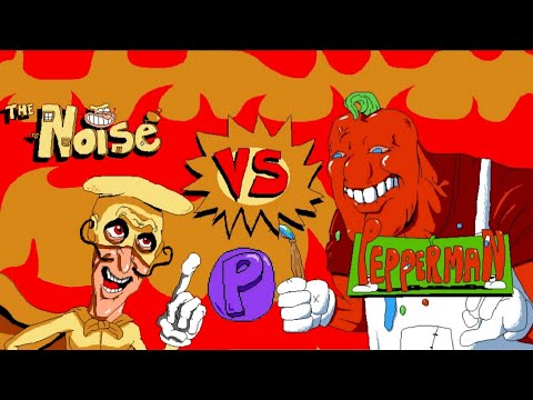 Pizza Tower - The Noise Gameplay - Pepperman Boss Fight (P Rank) - YouTube