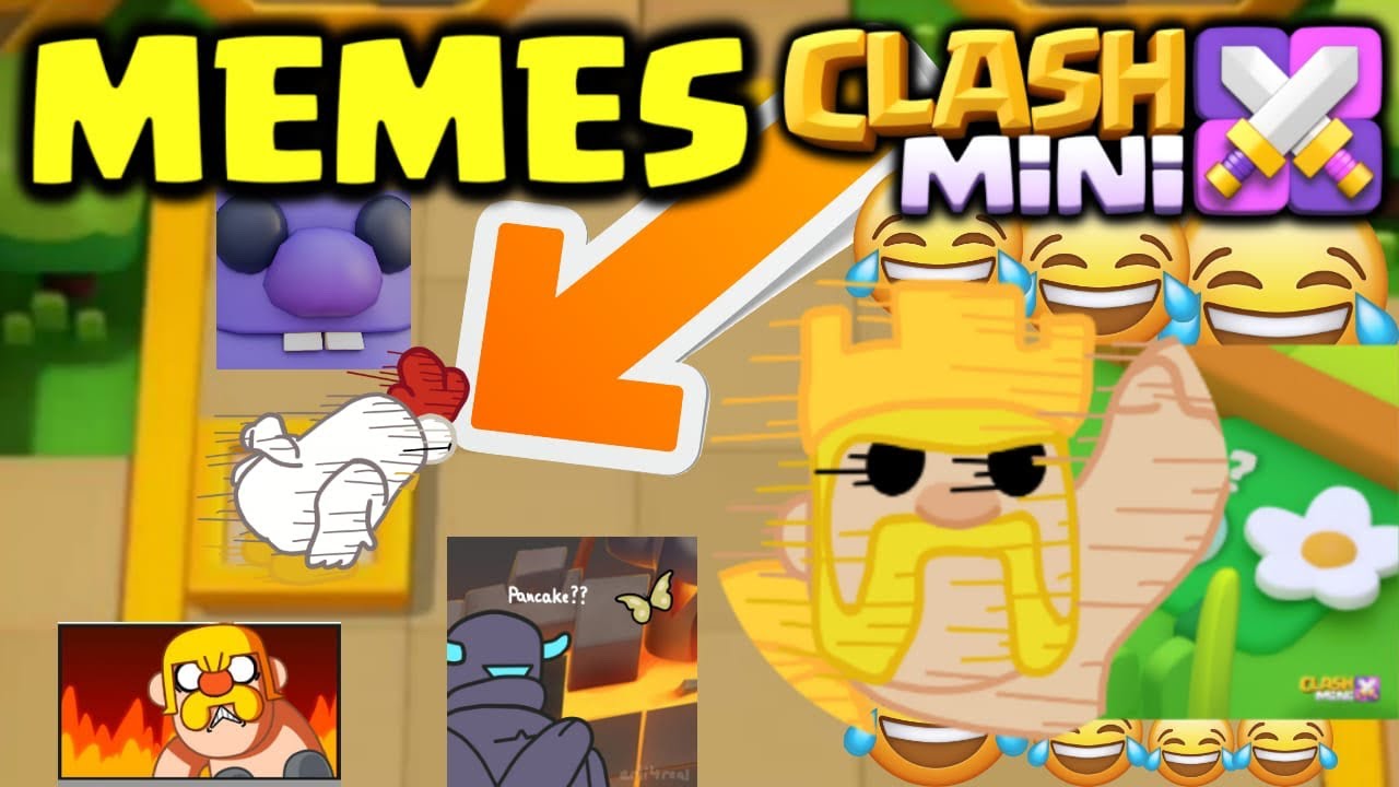 Clash Mini com Memes 😂 | Mini Memes #2 - Clash Mini - YouTube