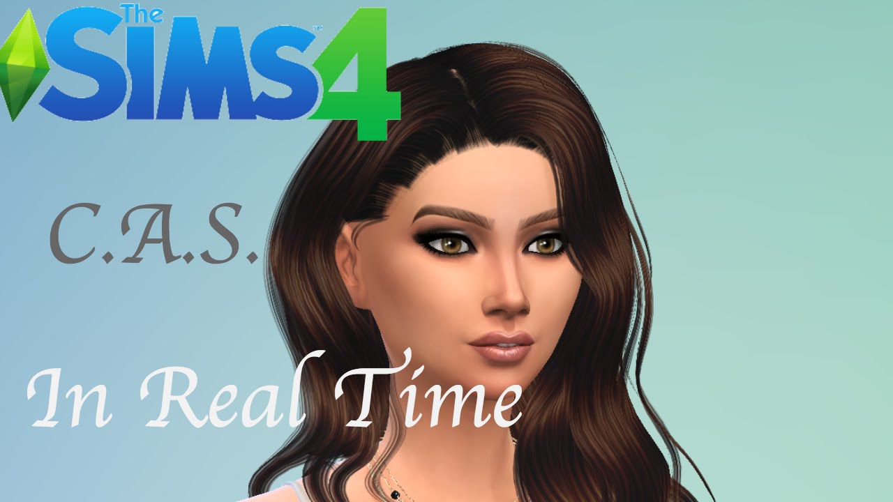 Sims 4 CAS - In Real Time - YouTube