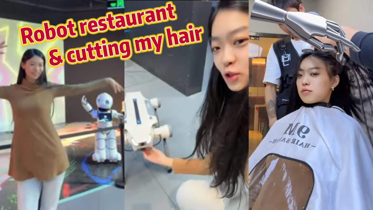 IRL robot restaurant dance, cutting my hair vlog | Nanav717 is live ...