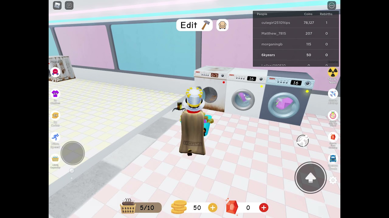 Roblox Laundry Simulator - YouTube