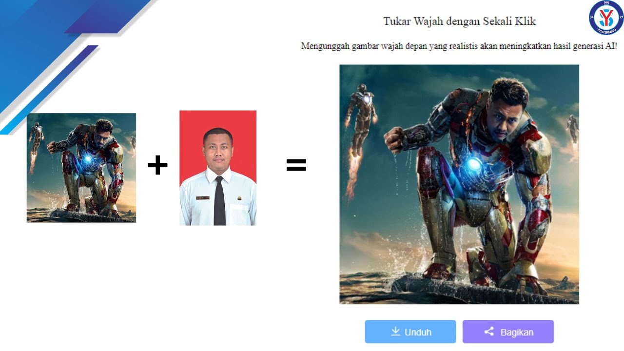 KEREN!!! Cara Cepat Edit Wajah Menggunakan AI - YouTube