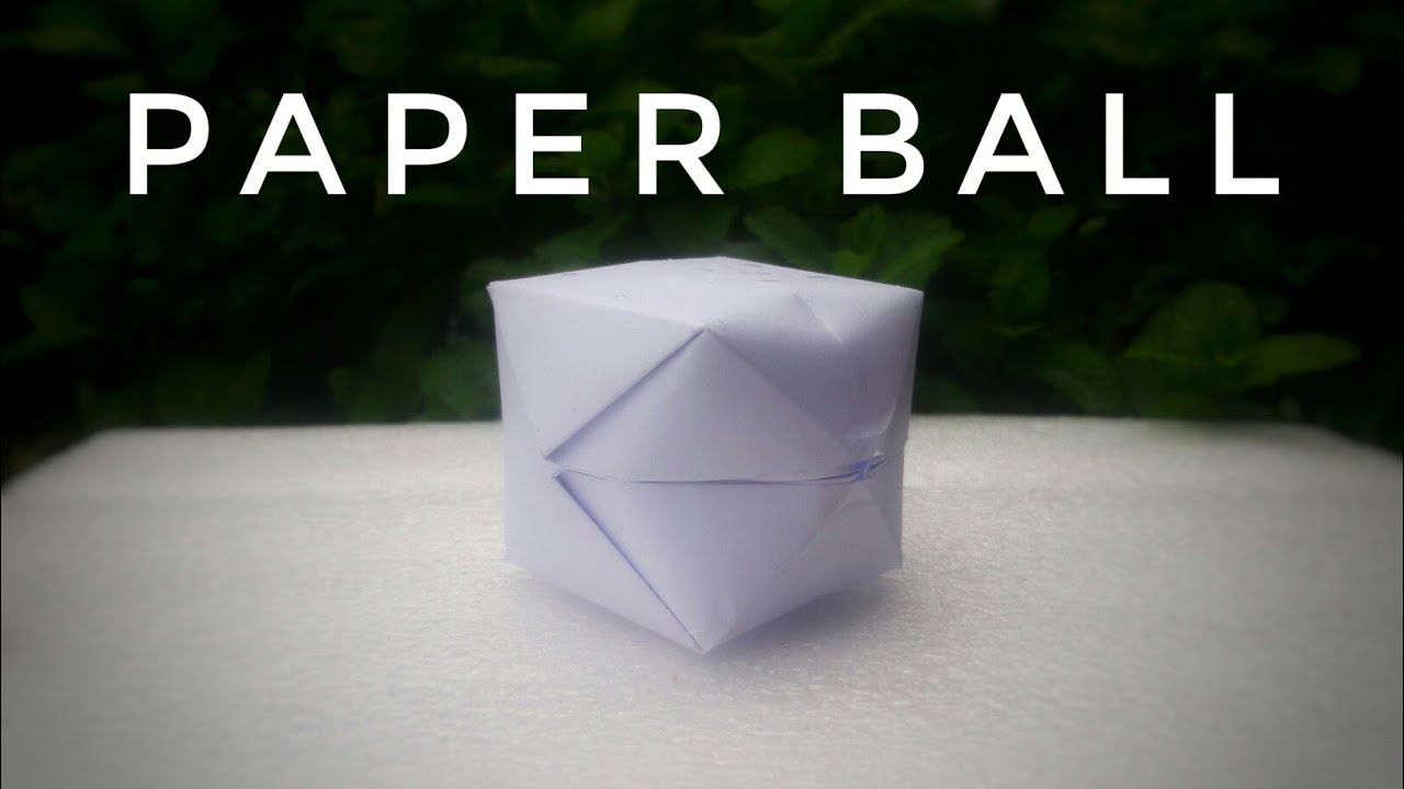 How To Make Paper Ball Out Of Paper Paper Ball YouTube How To Make Paper Ball Out Of Paper Paper Ball YouTube