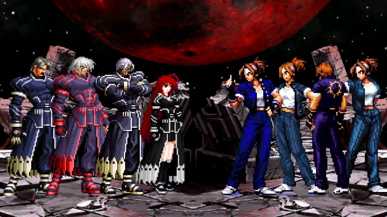 KOF Memorial - Zero Team vs Orochi Kyoko Team - YouTube