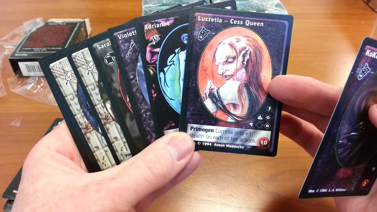 Jyhad Starter Deck Display Unboxing - YouTube
