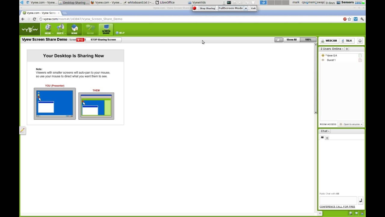 Vyew Screen Sharing - YouTube
