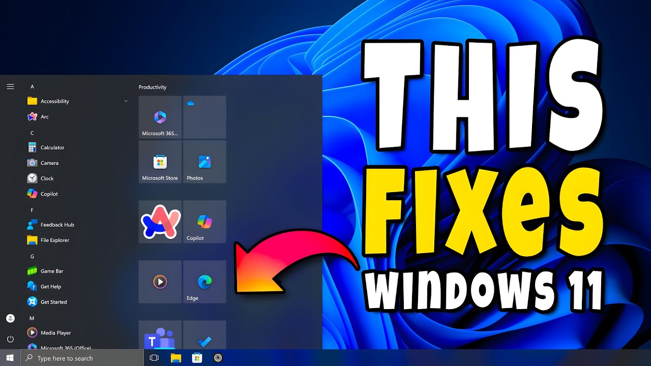 EVERY Windows 11 User Should Know About THIS Taskbar & Start Menu Fix ...