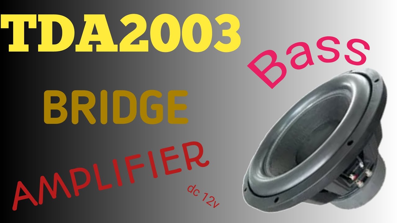 Tda2003.DIY.How to make. Powerful Bridge Amplifier using TDA2003 - YouTube