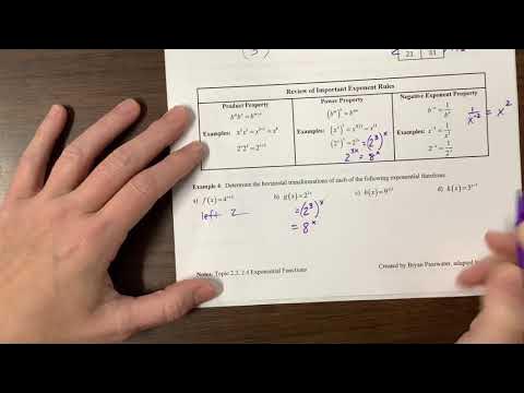 Exponential Function Manipulation for AP PreCal - YouTube