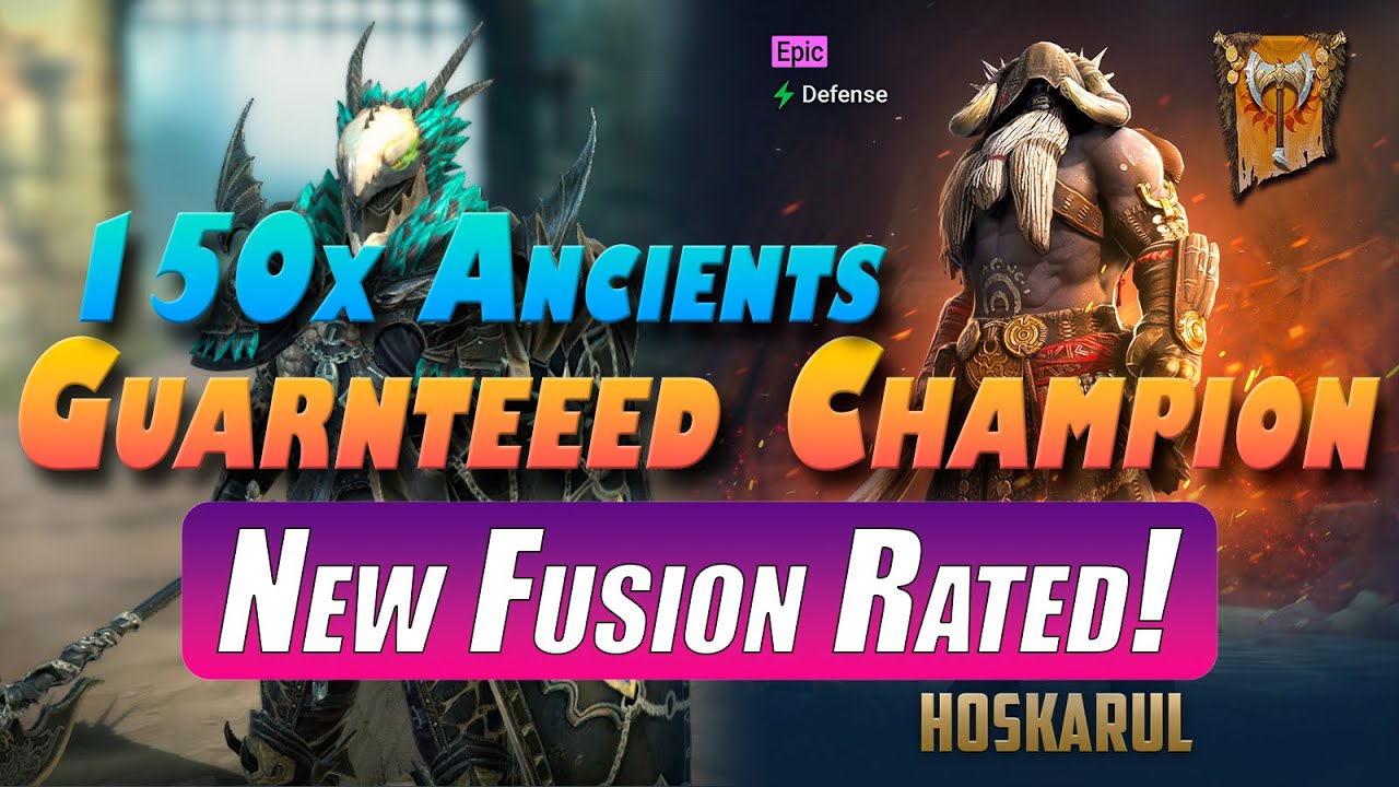 New Fusion Rated & Guaranteed Champion | Raid Shadow Legends - YouTube