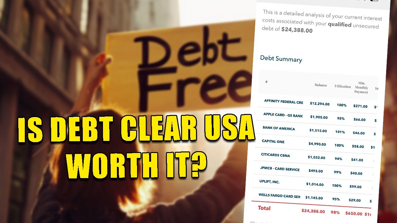 Debt Clear USA Honest Review - Is It Legit Way To Become Debt Free In 3 ...