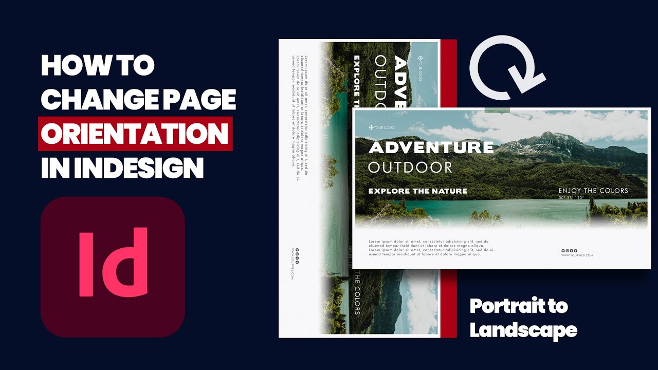 How To Change The Orientation Of Documents In Indesign 2025 YouTube How To Change The Orientation Of Documents In Indesign 2025 YouTube
