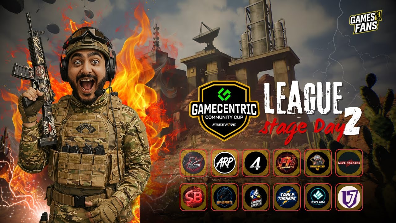 FREE FIRE MAX COMMUNITY CUP SEASON 3 | LEAGUE STAGE DAY - 2 | LIVE ...