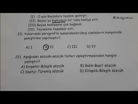 4.sınıf türkçe 2.dönem deneme sınavı @Bulbulogretmen #4sınıf #türkçe #deneme