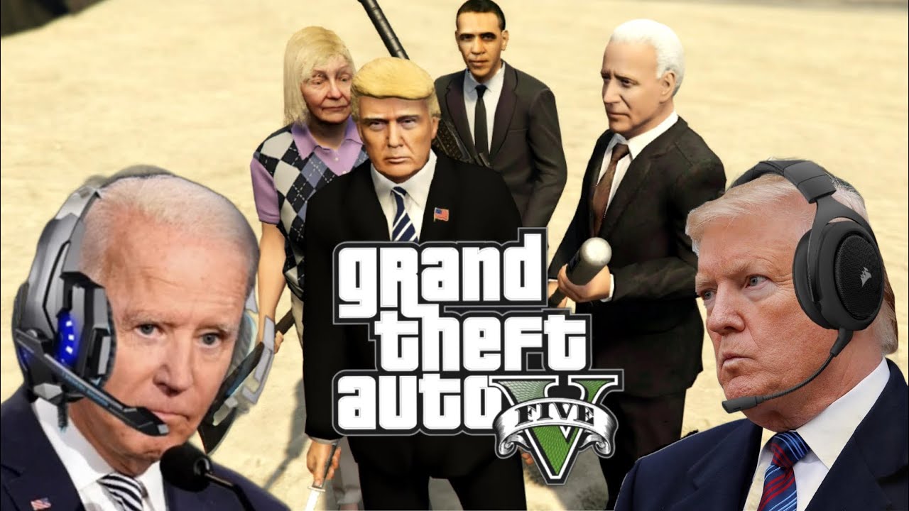 US Presidents Trump Gets REVENGE On Biden In GTA 5 - YouTube