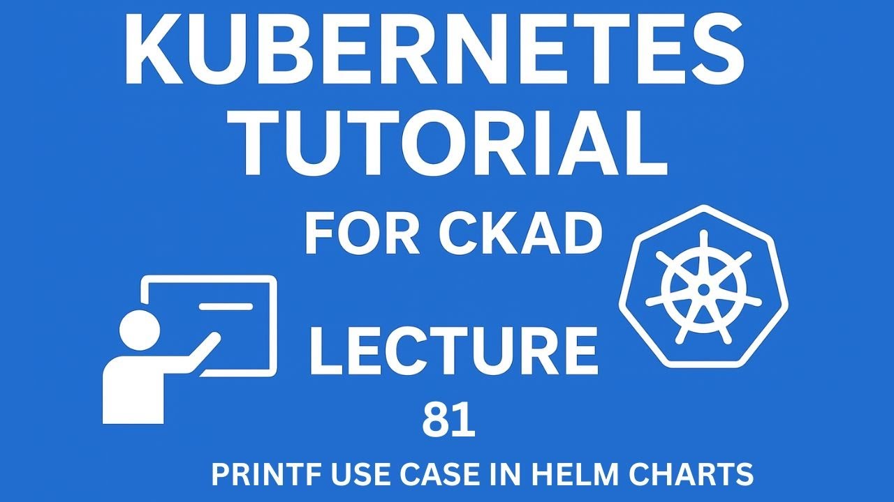 Lecture-80 printf use case in Helm Charts Helm tutorial live session hindi by sanjay dahiya ...