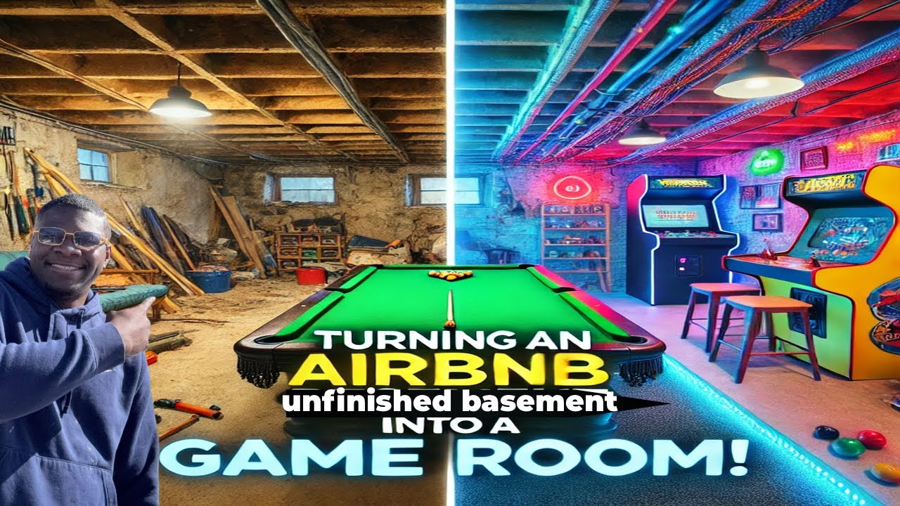 From Dusty Basement to Epic Game Room – Airbnb Transformation in 3 ...