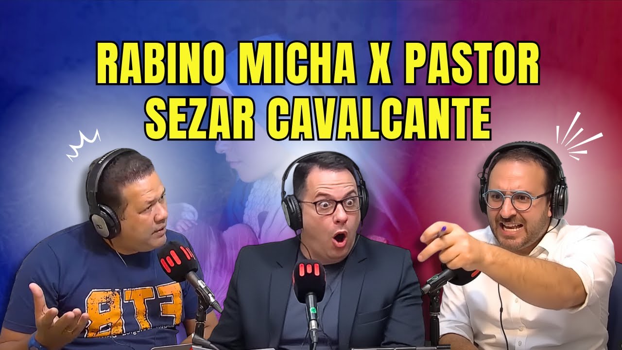URGENTE! RABINO MICHA GAMERMAN E PASTOR SEZAR CAVALCANTE SE ENFRENTAM ...