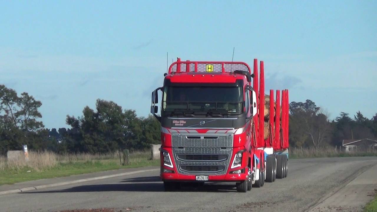 Trucks New Zealand McCarthy Transport Volvo, Forsta Klass - YouTube