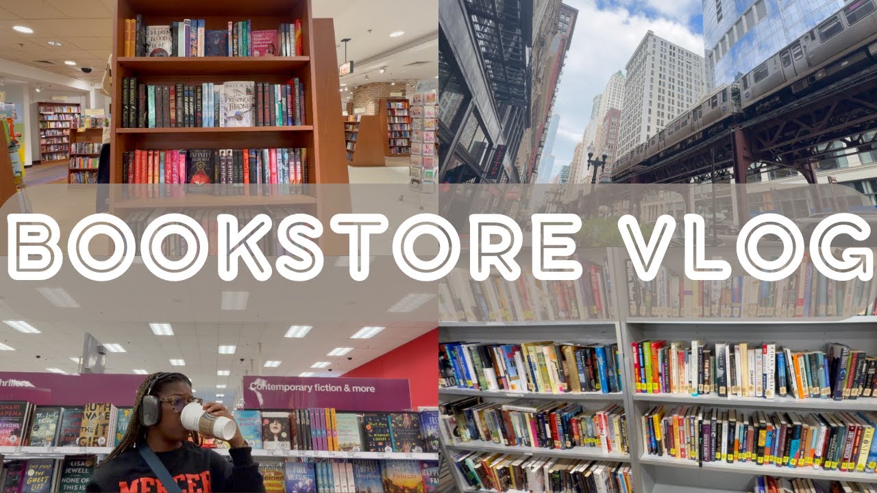 CHICAGO BOOK STORE VLOG | barnes & noble, Barbara's bookstore, goodwill ...