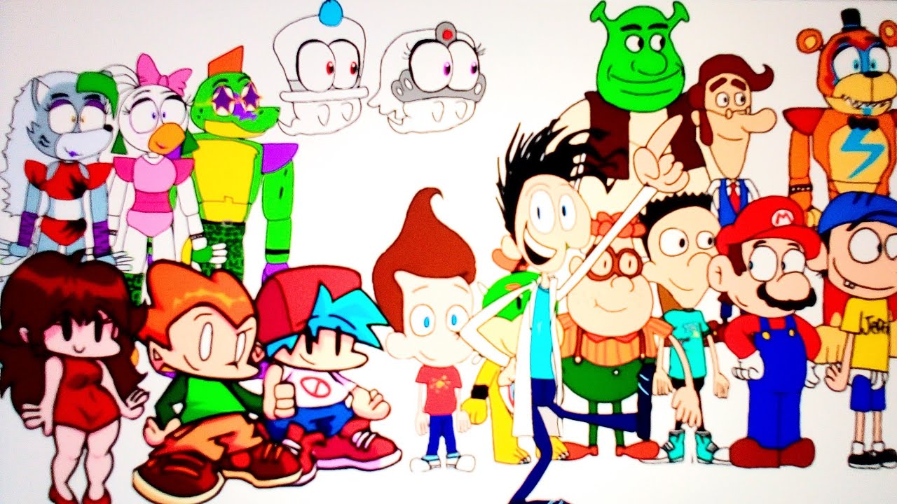 NEW JN FNF FNAF SB everybody do The flop Meme - YouTube