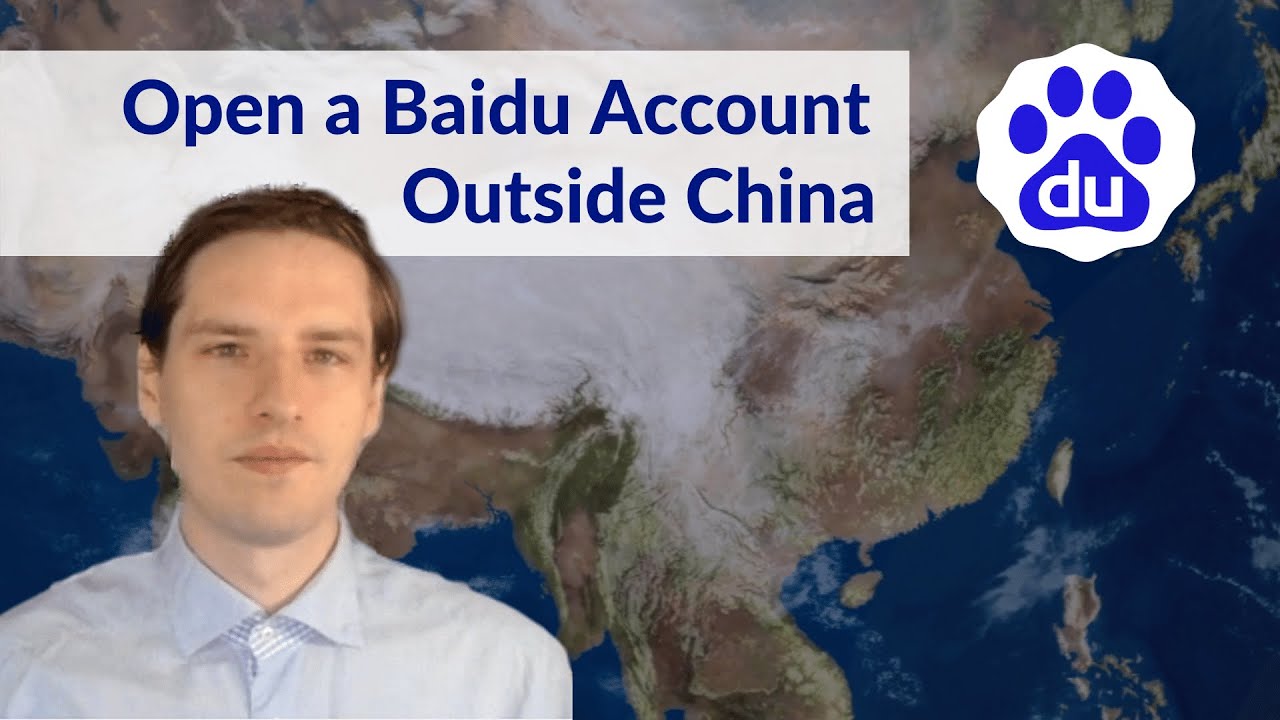 How to Open a Baidu Account Outside China 2021 - YouTube