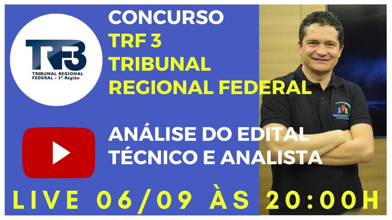 Concurso TRF3 - Tribunal Regional Federal 3a. Região - Análise do ...