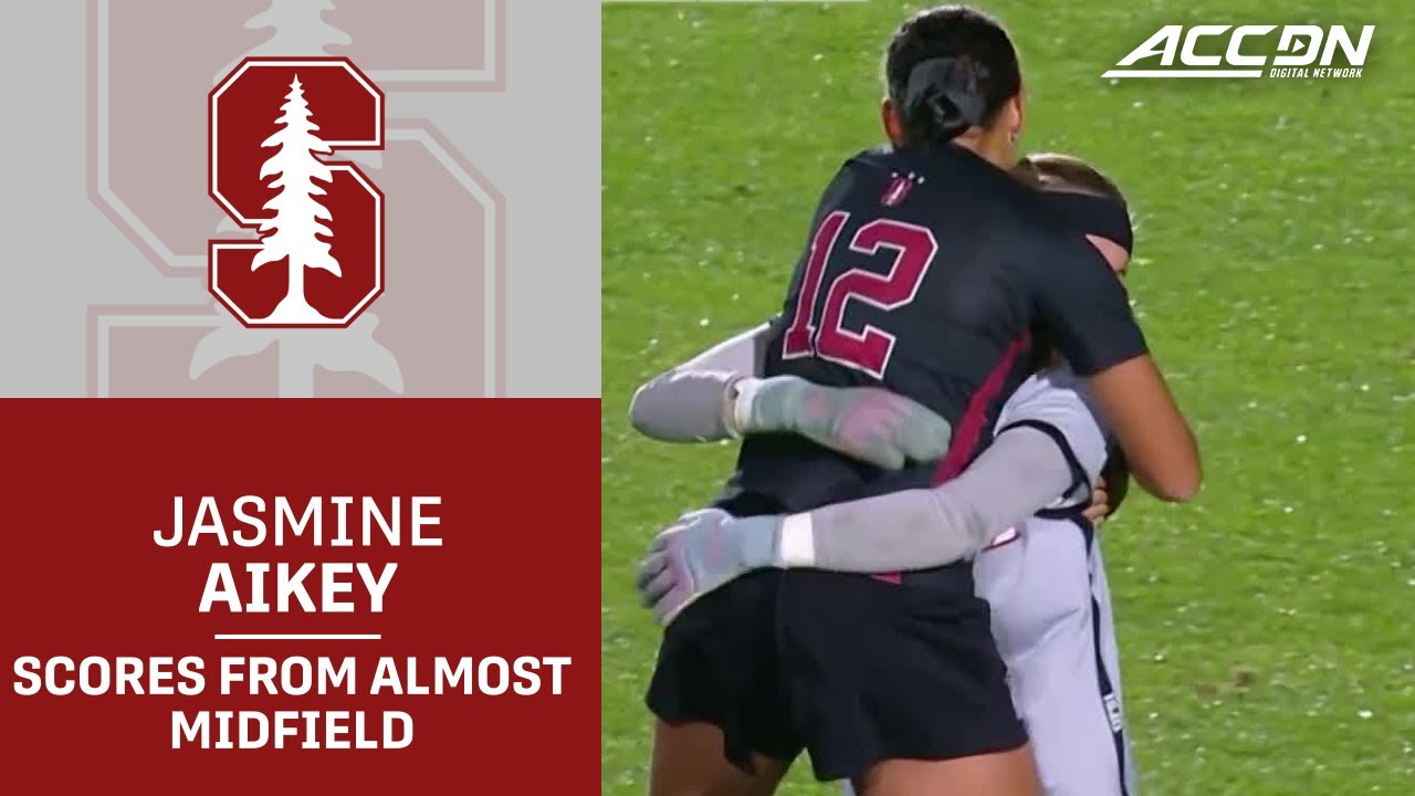 Stanford's Jasmine Aikey Delivers From Long Range - YouTube