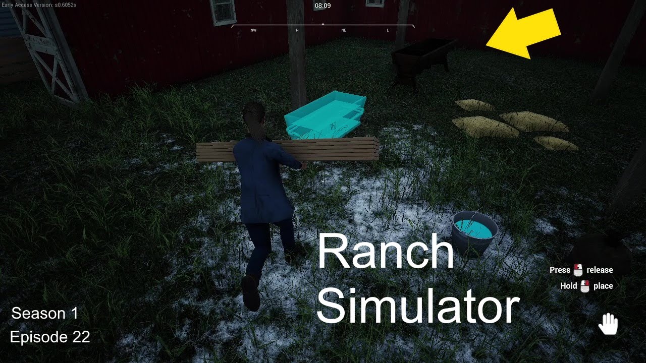 Ranch Simulator | Building Troughs For My Pigs And Chickens | Season 1 ...