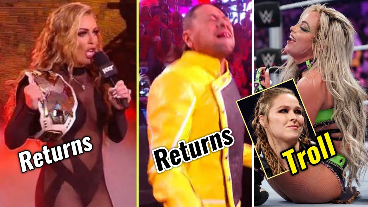 Mandy Rose Returns at NXT • Shinsuke Nakamura Returns on NXT • Ronda ...