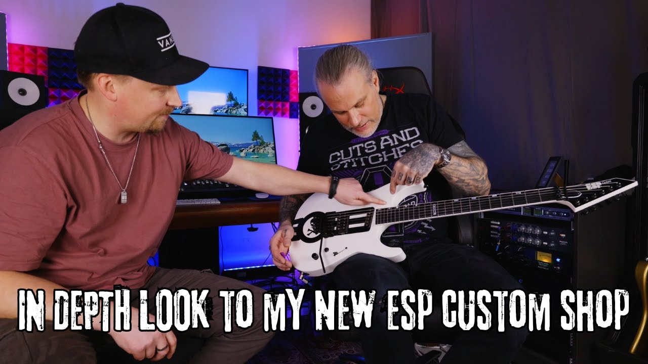 In Depth Look To My New ESP CUSTOM SHOP Guitar. - YouTube
