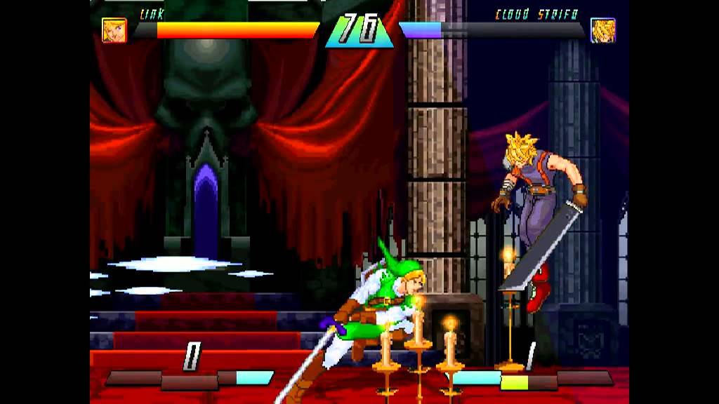 MUGEN: Link vs. Cloud - YouTube