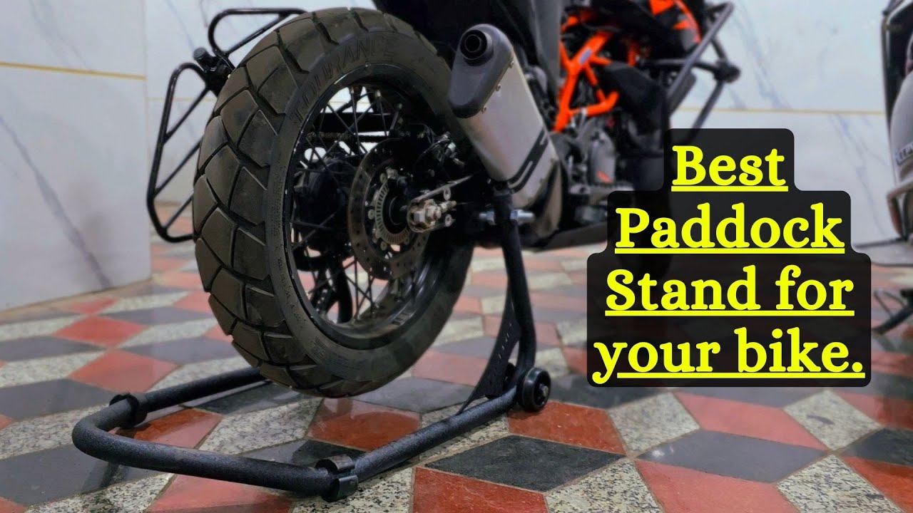 Best Paddock Stand in Budget for your bike | 66BHP | SRC_BIKERS - YouTube