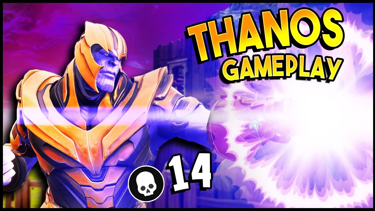 Fortnite - THANOS DESTROYS TILTED TOWERS! 14 KILLS? Thanos Gameplay ...