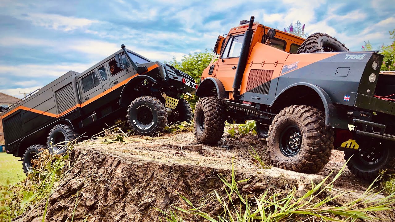 TRX6 Unimog Build, Garden Test Run - YouTube