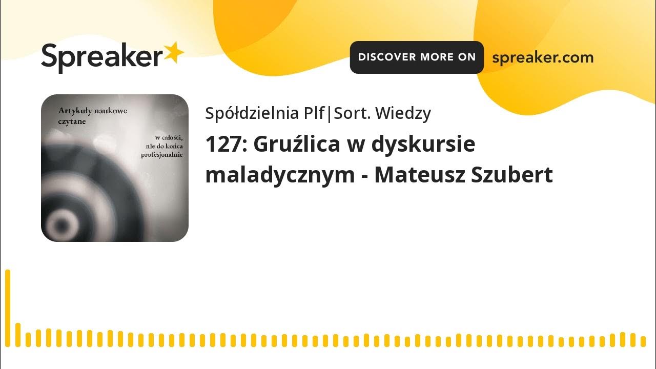 127: Gruźlica w dyskursie maladycznym - Mateusz Szubert - YouTube