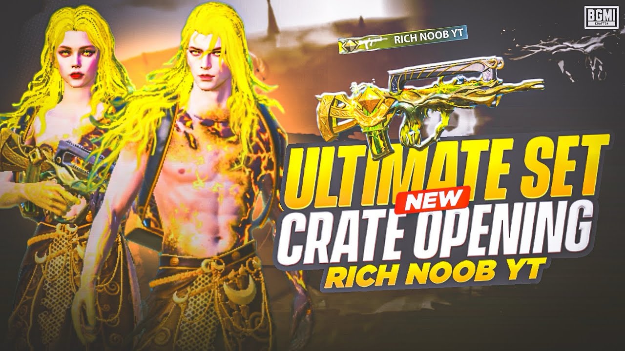 New Cloud Courtyard Ultimate Set Opening | Bgmi Ultimate Set Crate ...