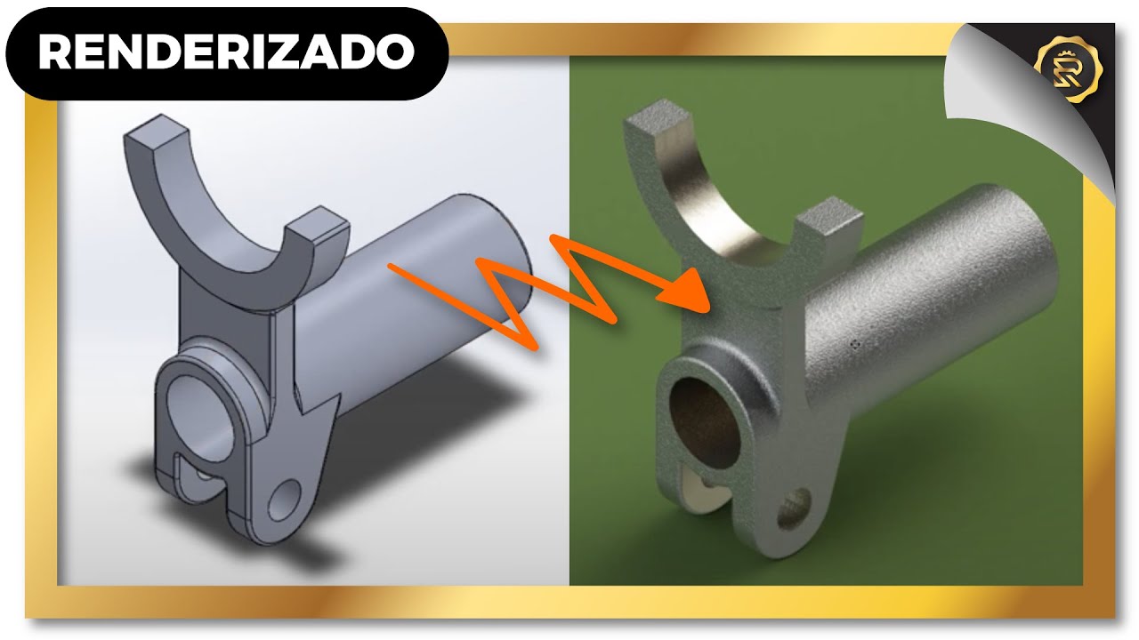 Como renderizar en SOLIDWORKS 2020, tutorial PhotoView 360 CURSO - YouTube