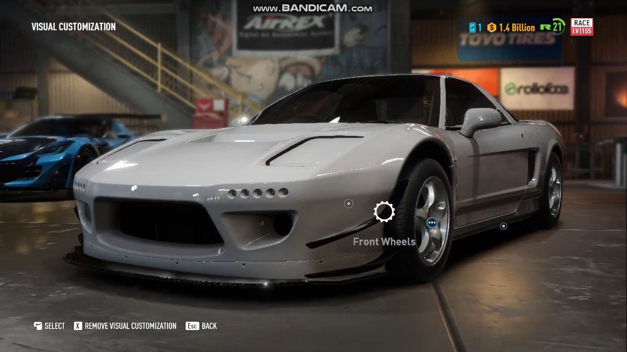 NFS Payback Honda NSX Type-R Modifiye ve kısa sürüş - YouTube